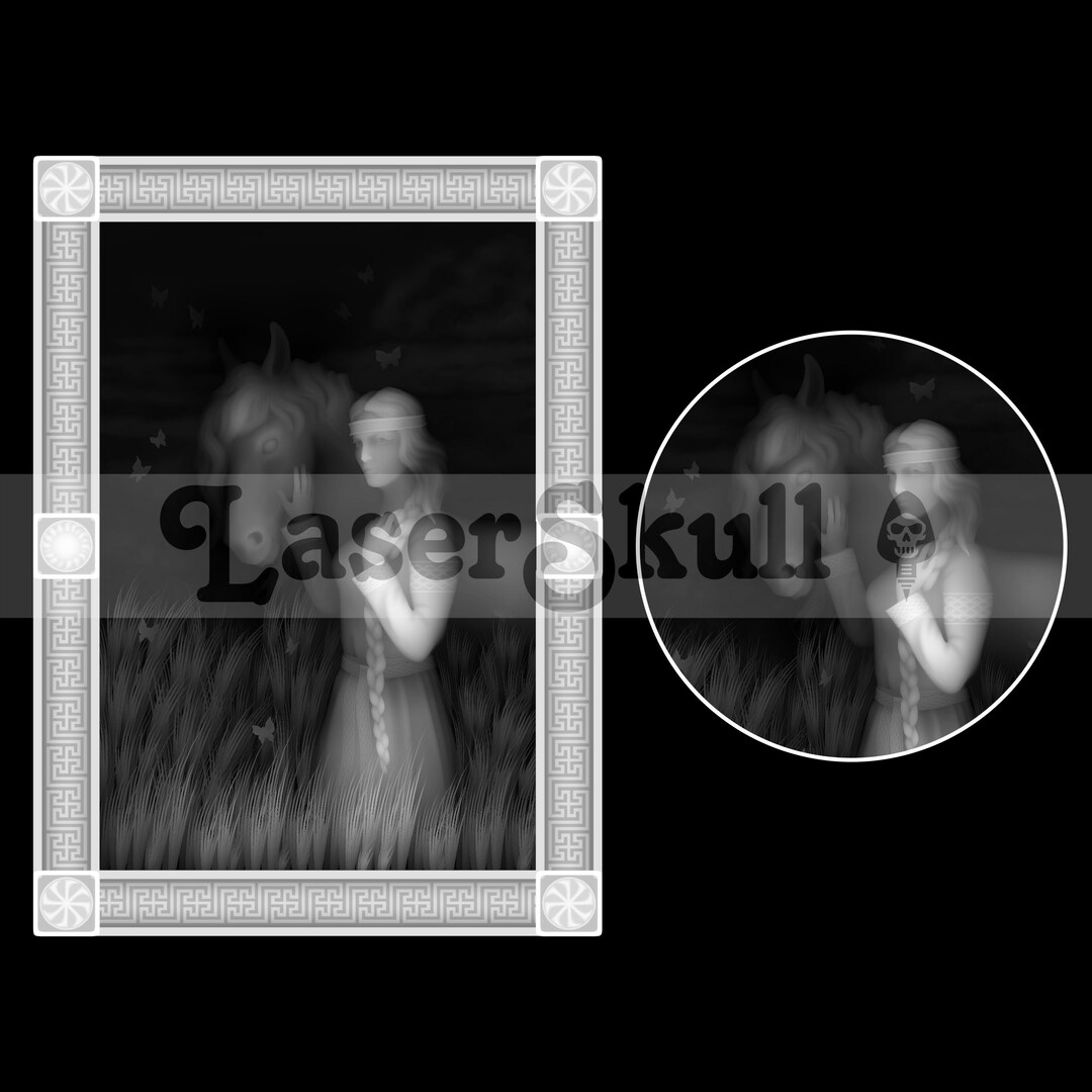 File / Fiber Laser / Cut / Depth Map / 3D / Stl / Depth Engraving ...