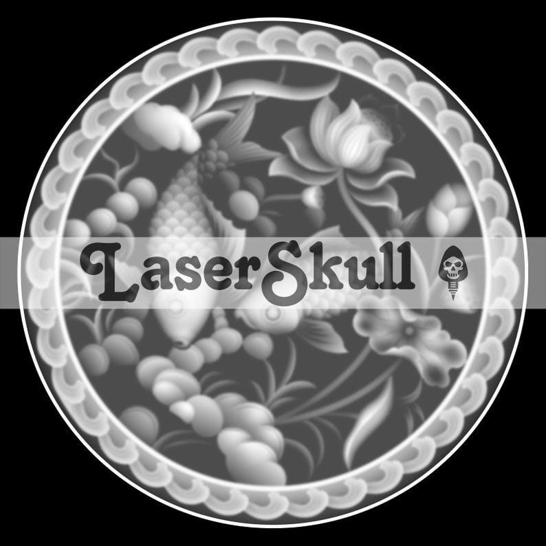 File / Fiber Laser / Cut / Depth Map / 3D / Stl / Depth Engraving ...