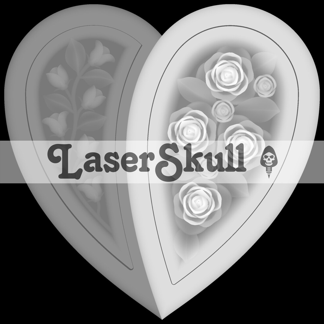 File / Fiber Laser / Cut / Depth Map / 3D / Stl / Depth Engraving ...