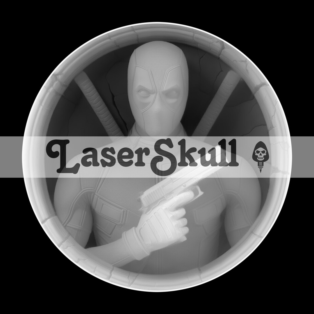 File / Fiber Laser / Cut / Depth Map / 3D / STL / Depth Engraving ...