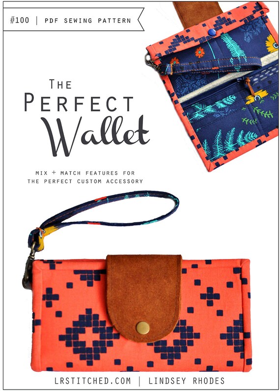 PDF Sewing Pattern / the Perfect Wallet - Etsy
