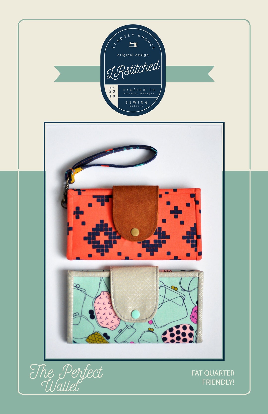 PDF Sewing Pattern / the Perfect Wallet - Etsy