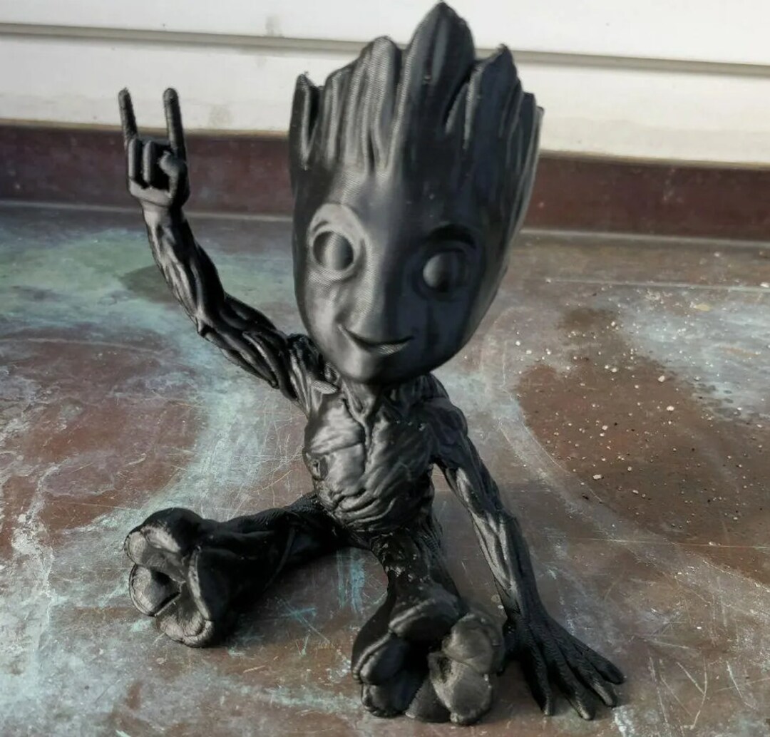 Heavy Metal Groot 3D Stl File - Etsy