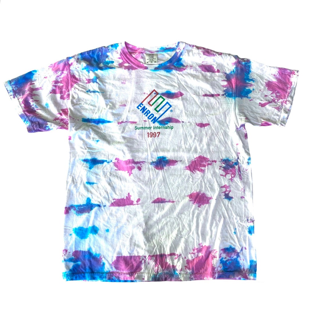 Vintage 1990s 90s 1997 Enron Summer Internship Tie Dye Tee - Etsy