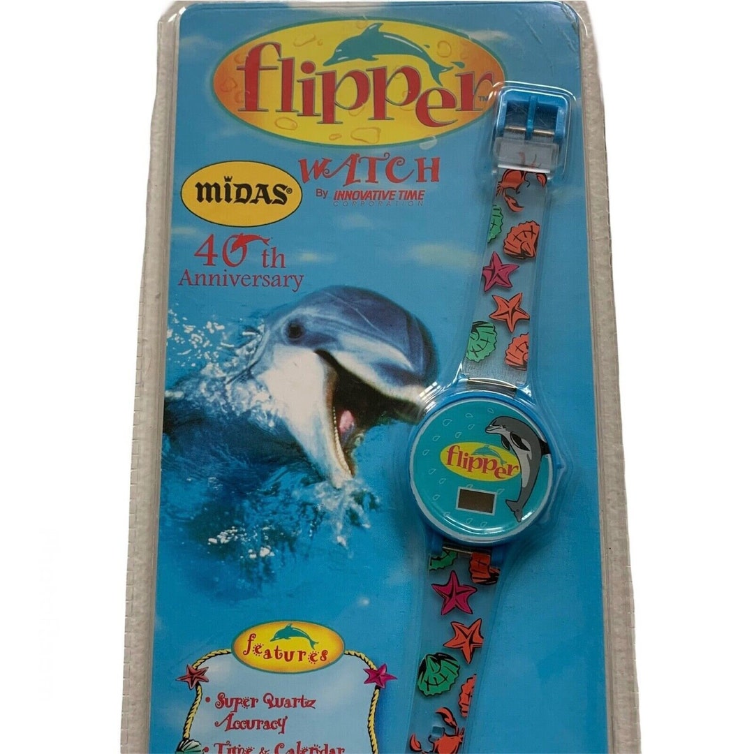 VERY RARE Deadstock Vintage Flipper 40th Anniversary Digital Watch ...