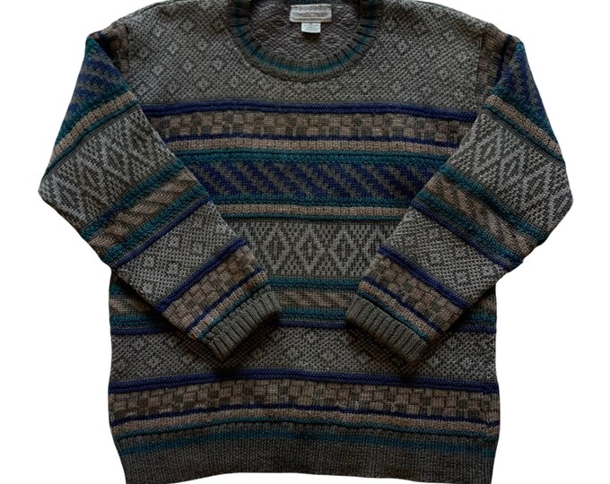 Vintage 1990s 90s Nomadic Traders Berkeley California Pure Wool Sweater ...