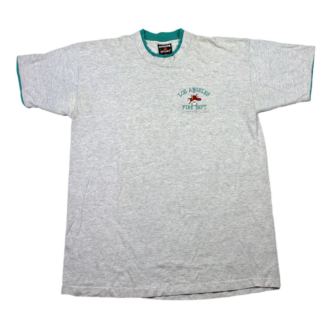 Vintage 1990s 90s LA Los Angeles California Fire Department Shirt Made ...