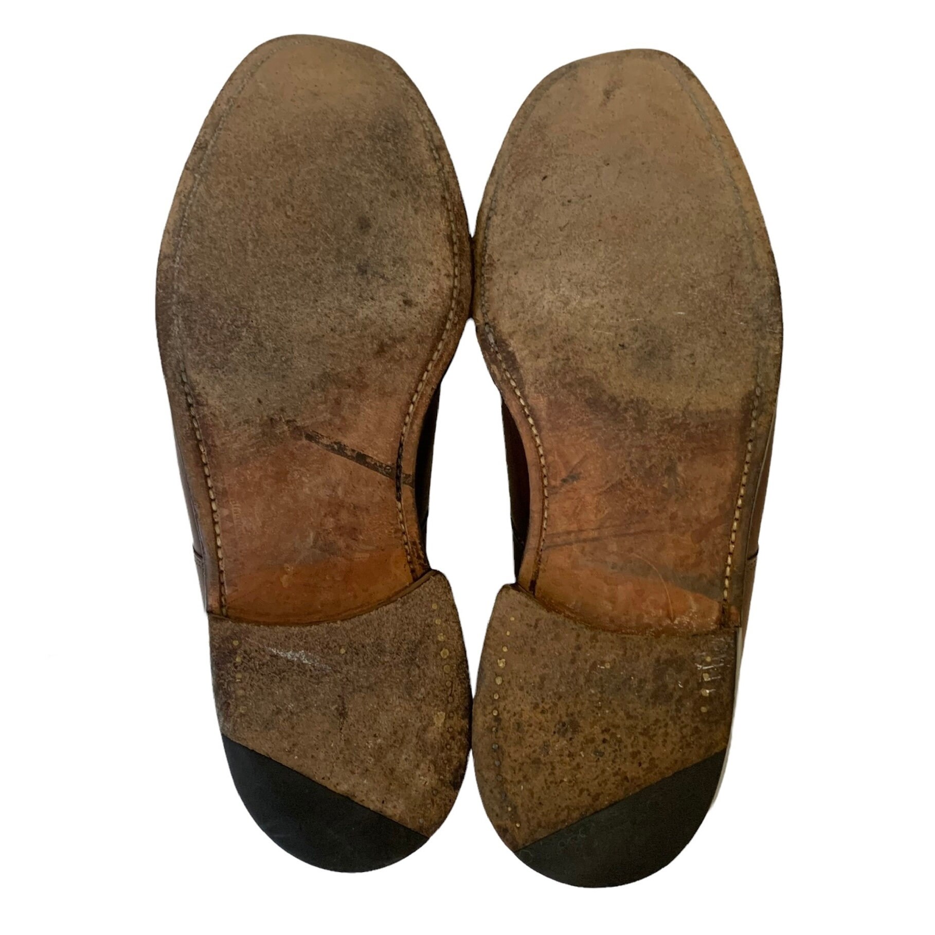 Vintage Louis Roth Split Toe Brown Derby Leather Dress Shoe Menswear ...