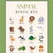 Animal Bingo Game for Kids: Printable Classroom Party Activity (PDF ...