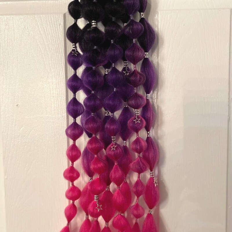 Purple Hair Extensions - Etsy