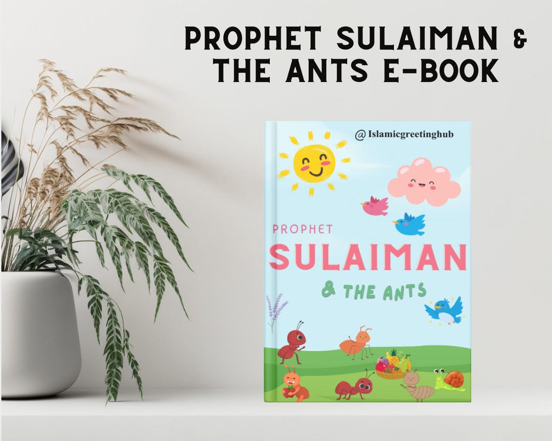 Prophet Sulaiman and the Ants Ebook Children's Book - Etsy