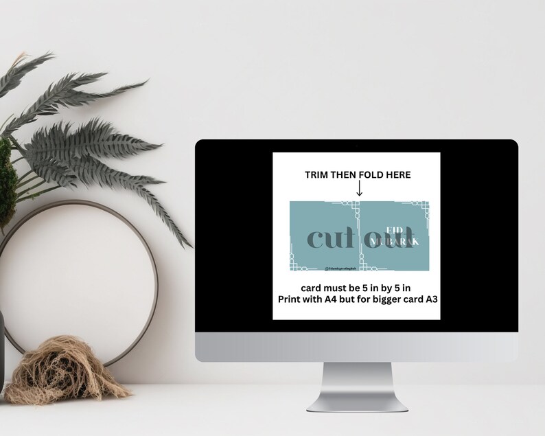 Eid Mubarak Card Digital Download Printable - Etsy