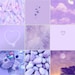 Pastel Purple Collage - 50 Light Purple Digital Prints - Lavendar ...