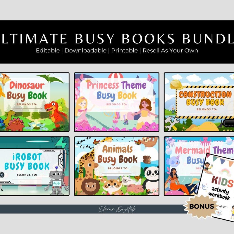 Busy Books - Etsy