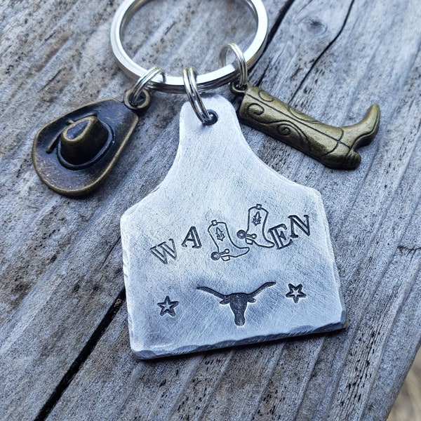 Cow Tag Necklace - Etsy