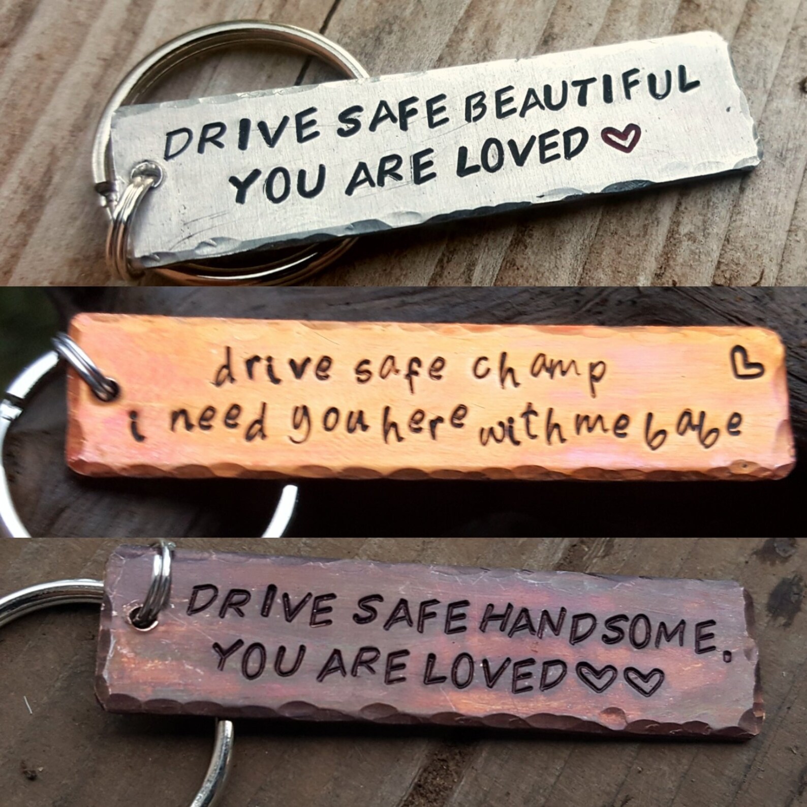 Personalized Drive safe keychain. New drivers present safe | Etsy