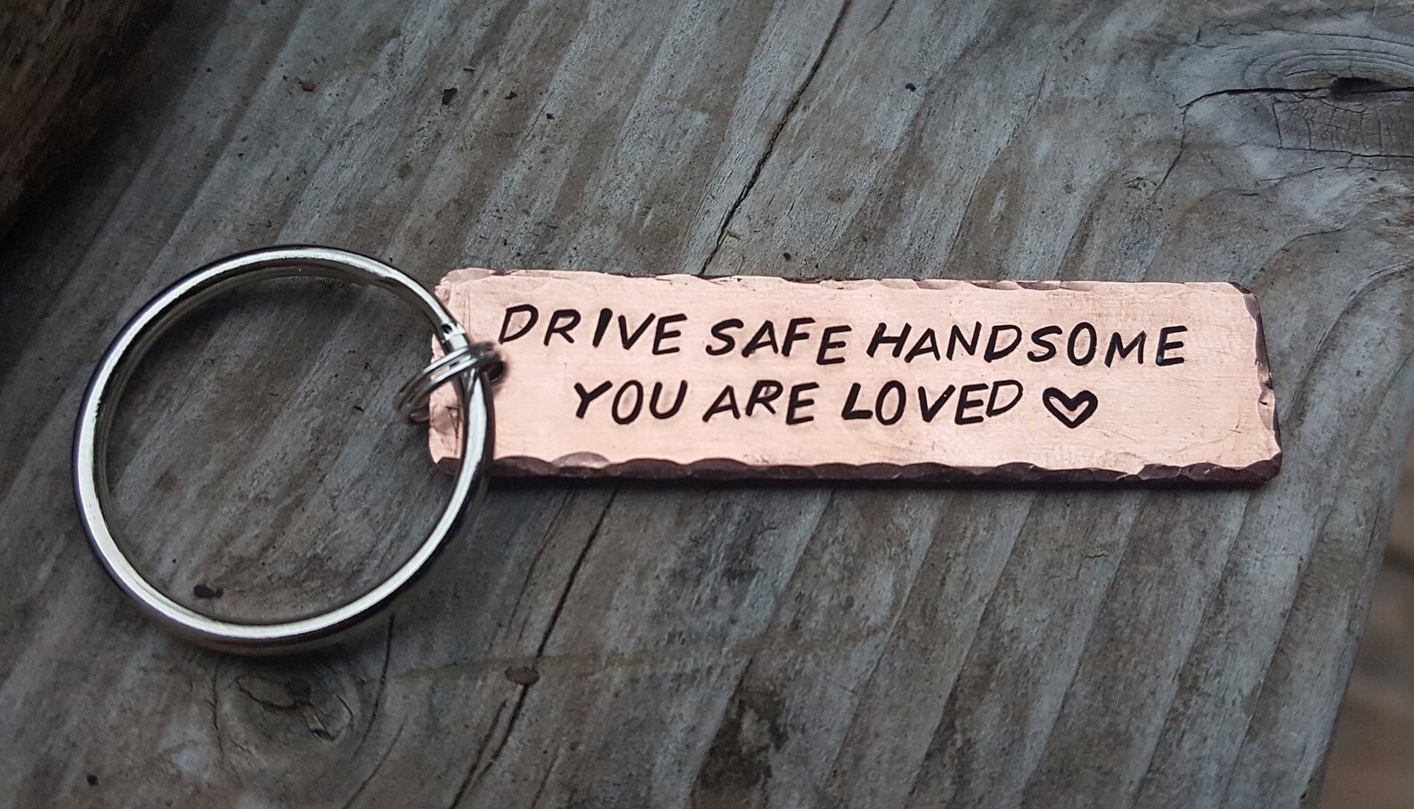 Personalized Drive safe keychain. New drivers present safe | Etsy