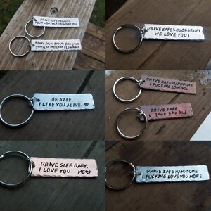 Personalized Drive Safe Keychain. New Drivers Present, Safe Driving ...