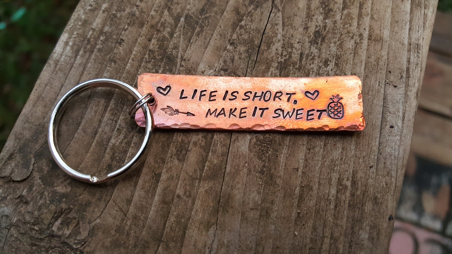 Life is Short Make It Sweet Keychain. Old Dominion Lyrics - Etsy