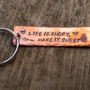 Life is Short, Make It Sweet Keychain. Old Dominion, Lyrics, Music or ...