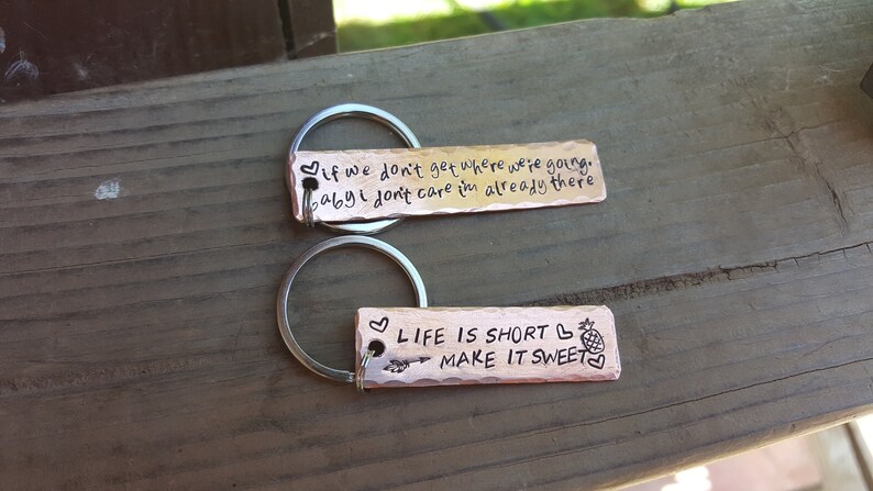 Life is Short Make It Sweet Keychain. Old Dominion Lyrics - Etsy