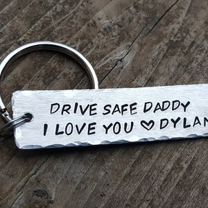 Personalized Drive Safe Keychain. New Drivers Present, Safe Driving ...