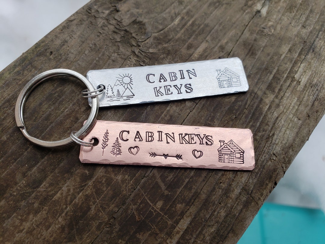 Custom Cabin Keychains - Etsy