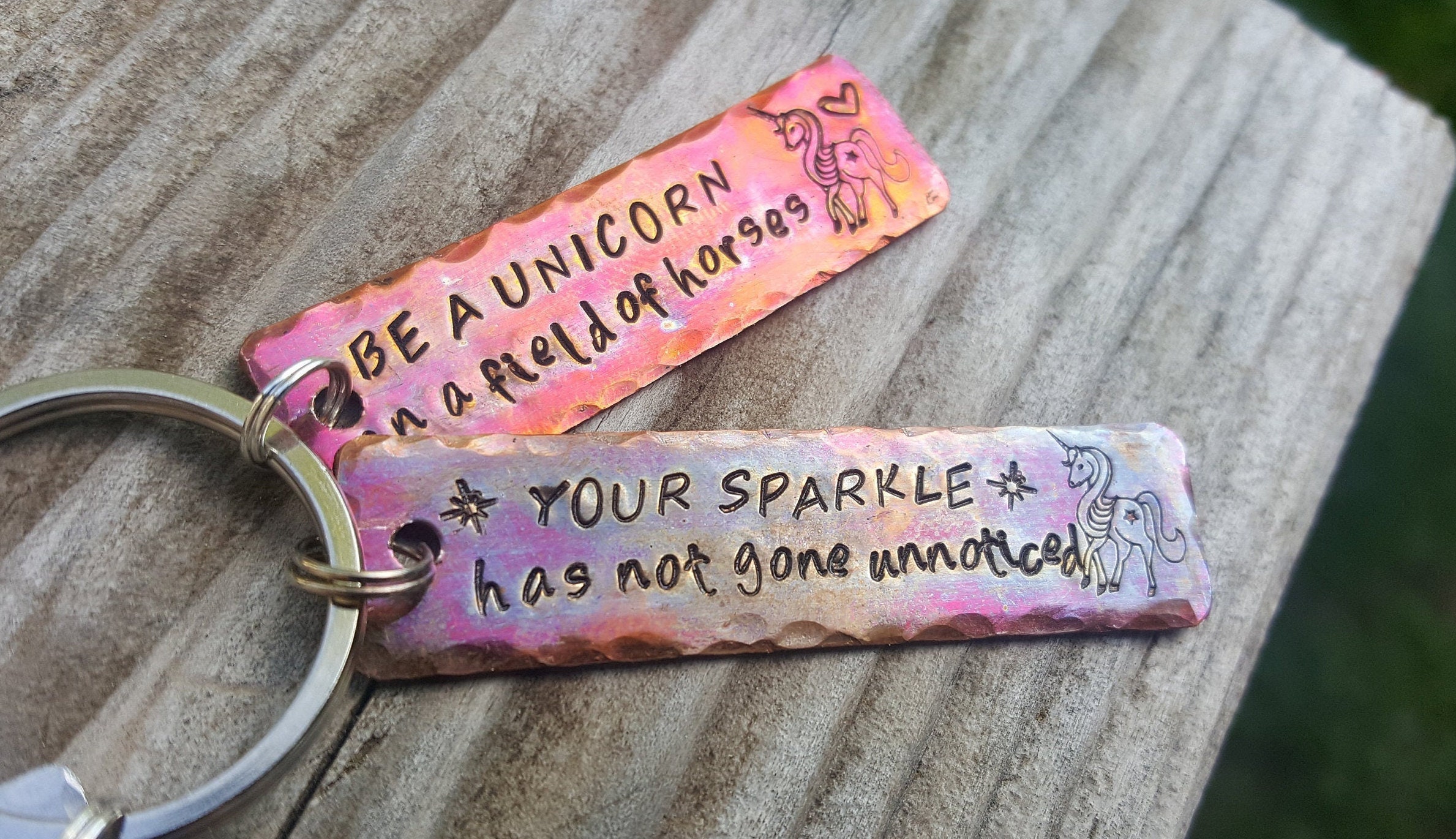 Custom Unicorn Keychains | Etsy