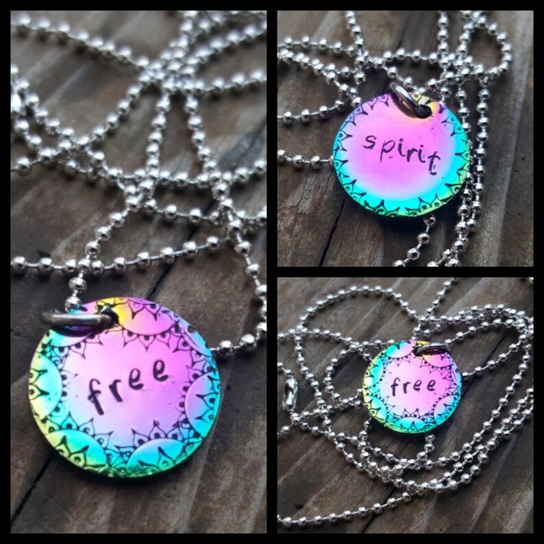 Custom Rainbow Colored Round Keychains. Double Sided. Love is | Etsy