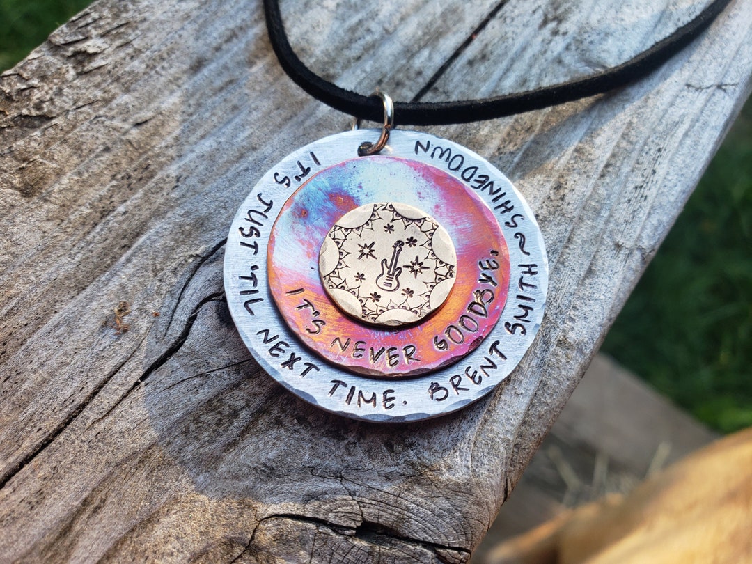Custom Shinedown Hand Stamped Metal Necklace or Keychain. Custom. Can ...