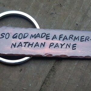 Tractor Keychain Custom Text - Etsy