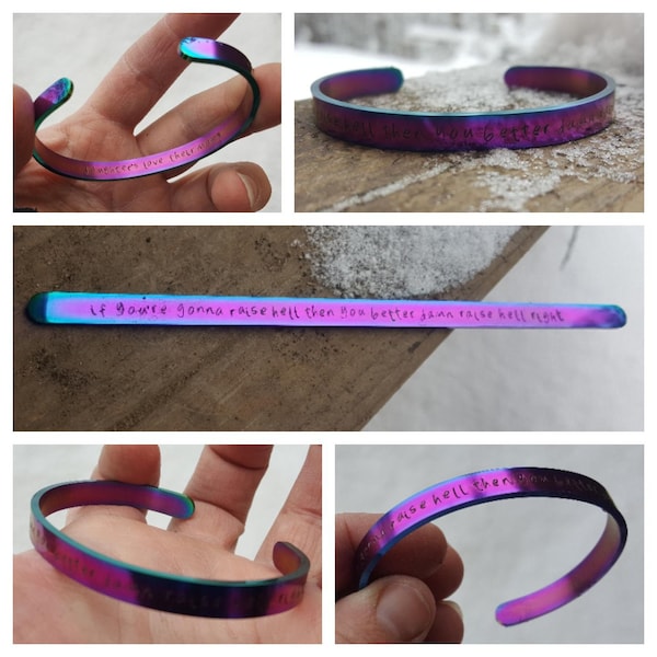 Metal Cuff Bracelet - Etsy