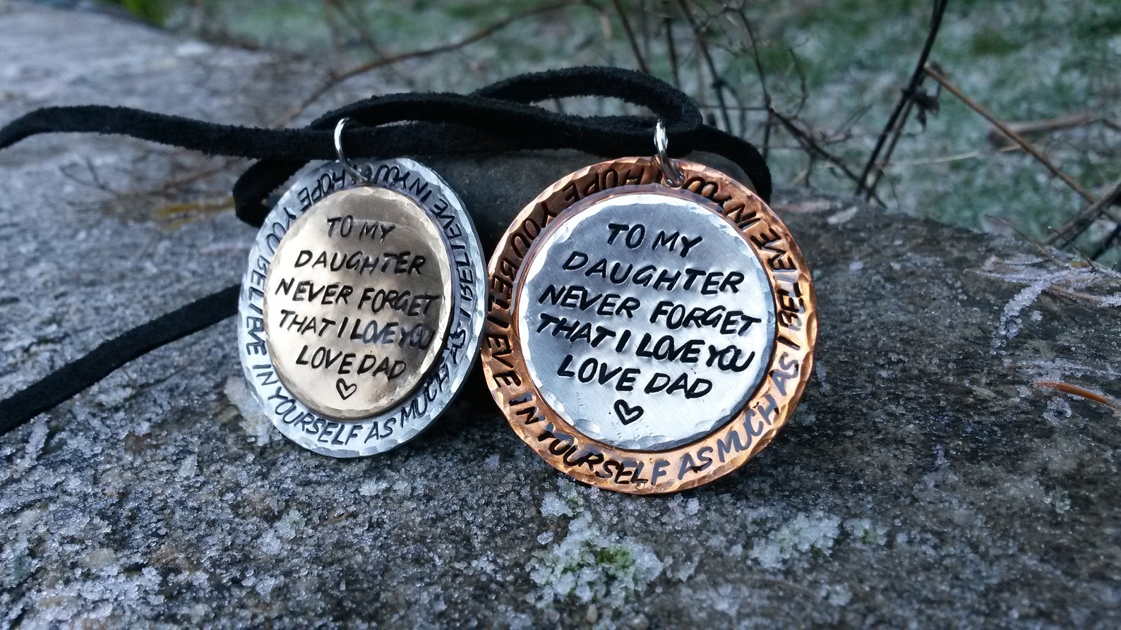 Mom, Dad, Grandparents Gift Necklaces, Keychains, Ornaments. Custom ...