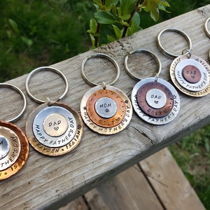 Mom, Dad, Grandparents Gift Necklaces, Keychains, Ornaments. Custom ...