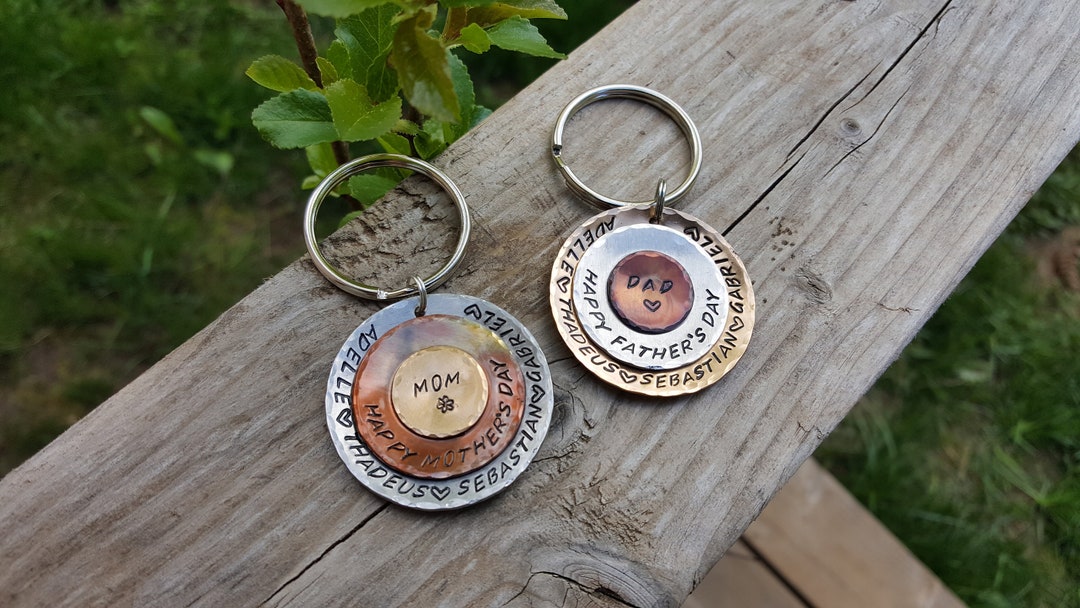 Mom, Dad, Grandparents Gift Necklaces, Keychains, Ornaments. Custom ...