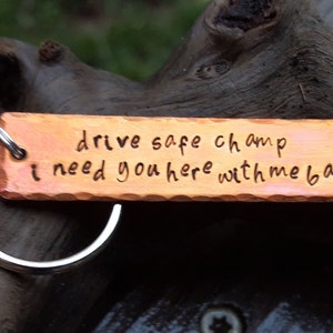 Personalized Drive Safe Keychain. New Drivers Present, Safe Driving ...