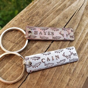 Hunting Keychain Custom Text - Etsy