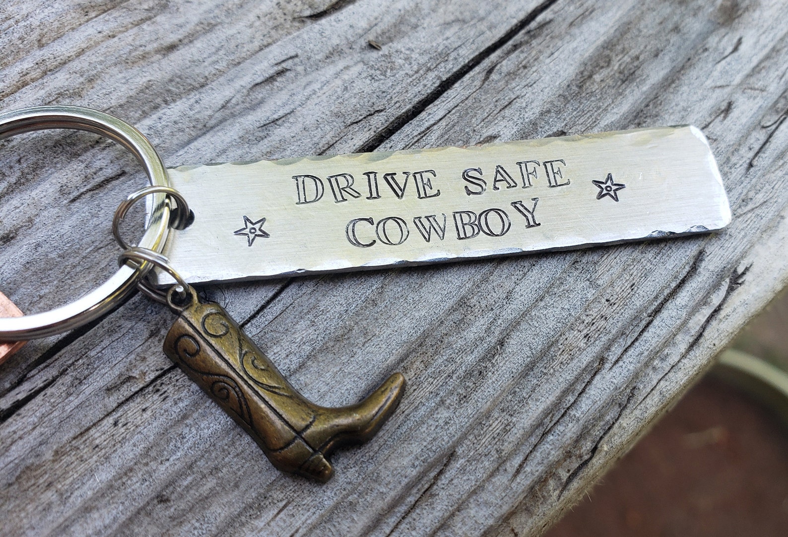 Custom Cowboy Keychain, Saying or Quote of Your Choice - Etsy