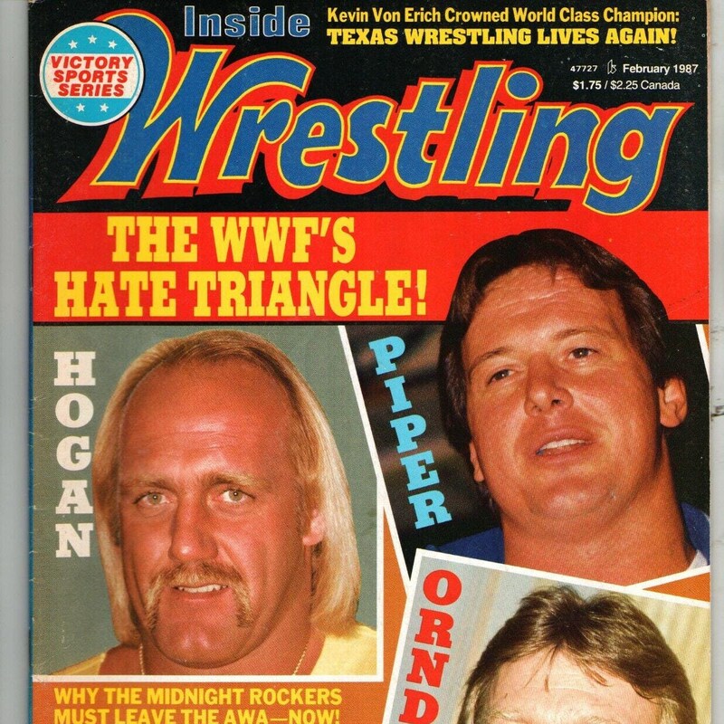 Wrestling Magazine - Etsy