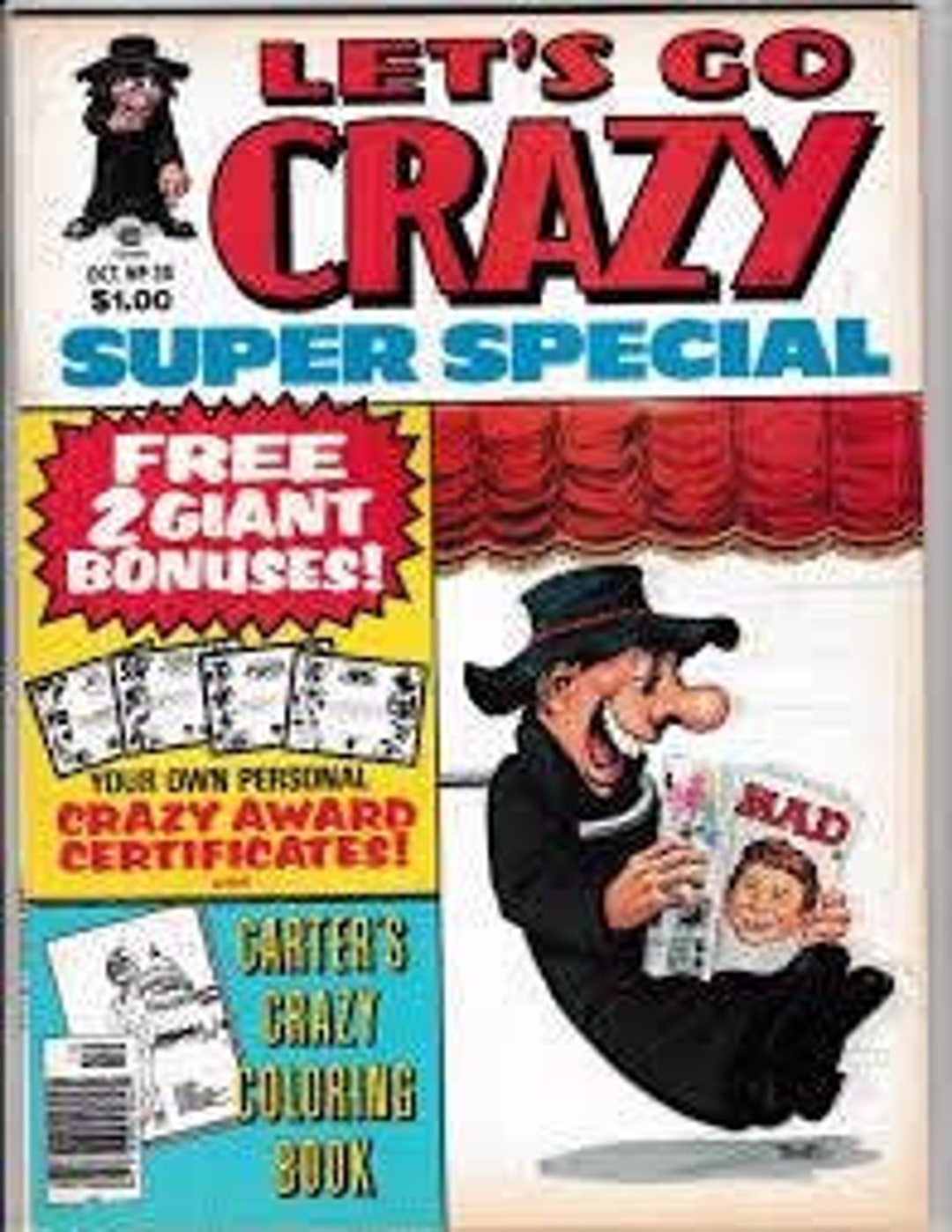 89 ISSUES Crazy Magazine Vintage Humor Comics Magazine .PDF Format - Etsy