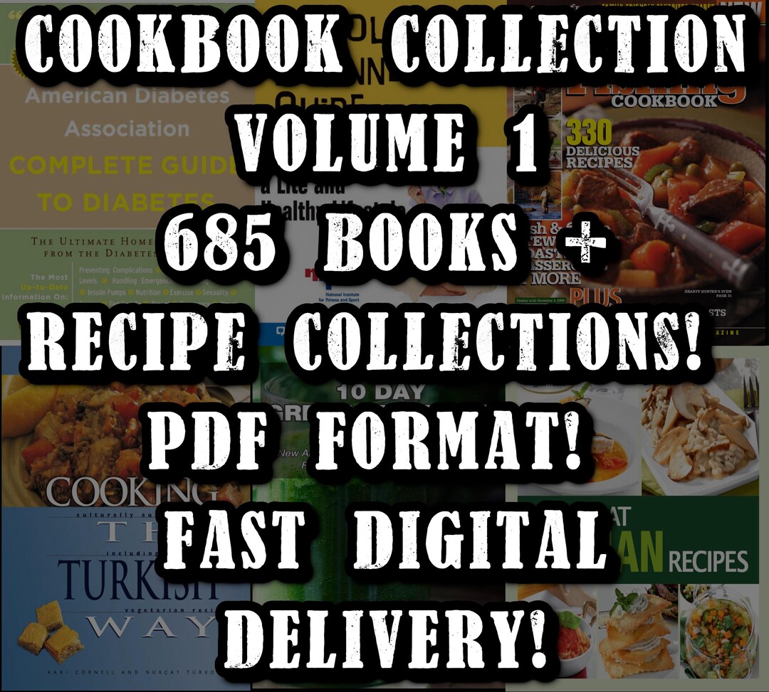 685 Cookbooks and Recipes Cookbooks PDF Instant Delivery - Etsy