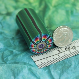 Medium Polymer Clay Medallion Cane 9B happy Heart - Etsy