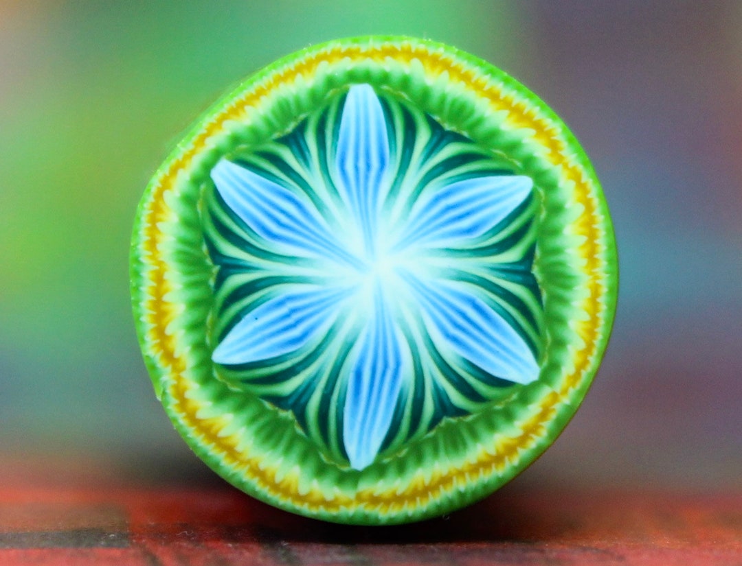 Small Polymer Clay Circle Cane 22A - Etsy