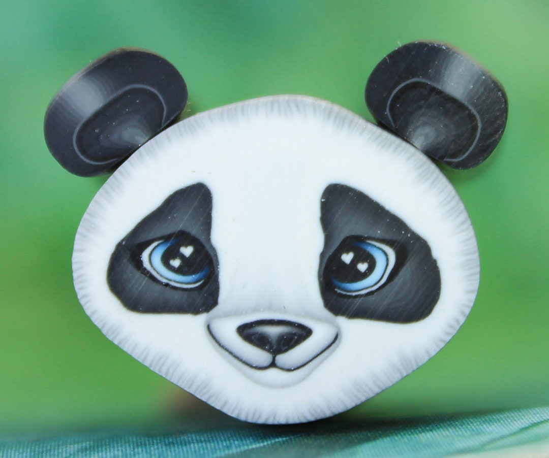 Large Polymer Clay Panda Face and Ears Cane Kit - Etsy