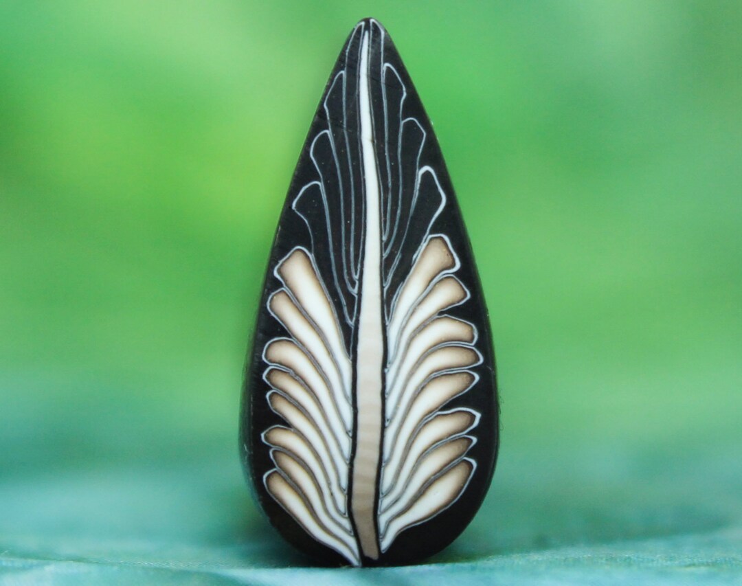 Small Polymer Clay Tall, Thin Feather Cane (8ee) - Etsy