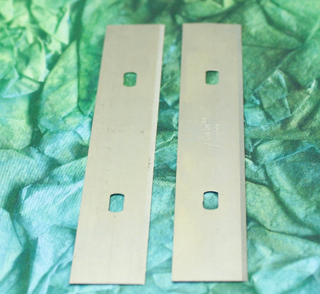 Polymer Clay Slicing Blades, economy set of 2, Stainless Steel, 4-inch ...