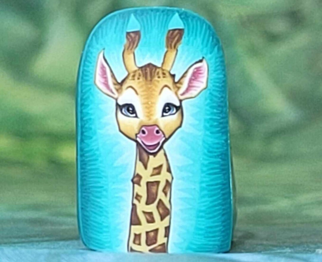 Medium Giraffe Polymer Clay Cane (30bb) - Etsy