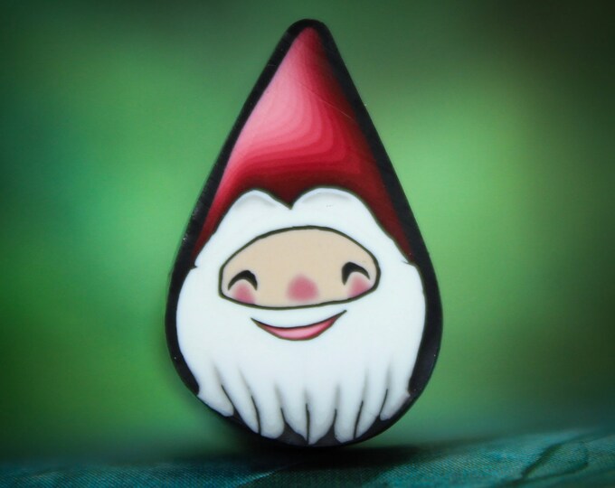 Medium Polymer Clay Santa Claus Head Christmas Cane (28dd) - Etsy