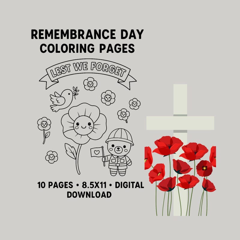 Remembrance Day Music for Kids - Etsy UK