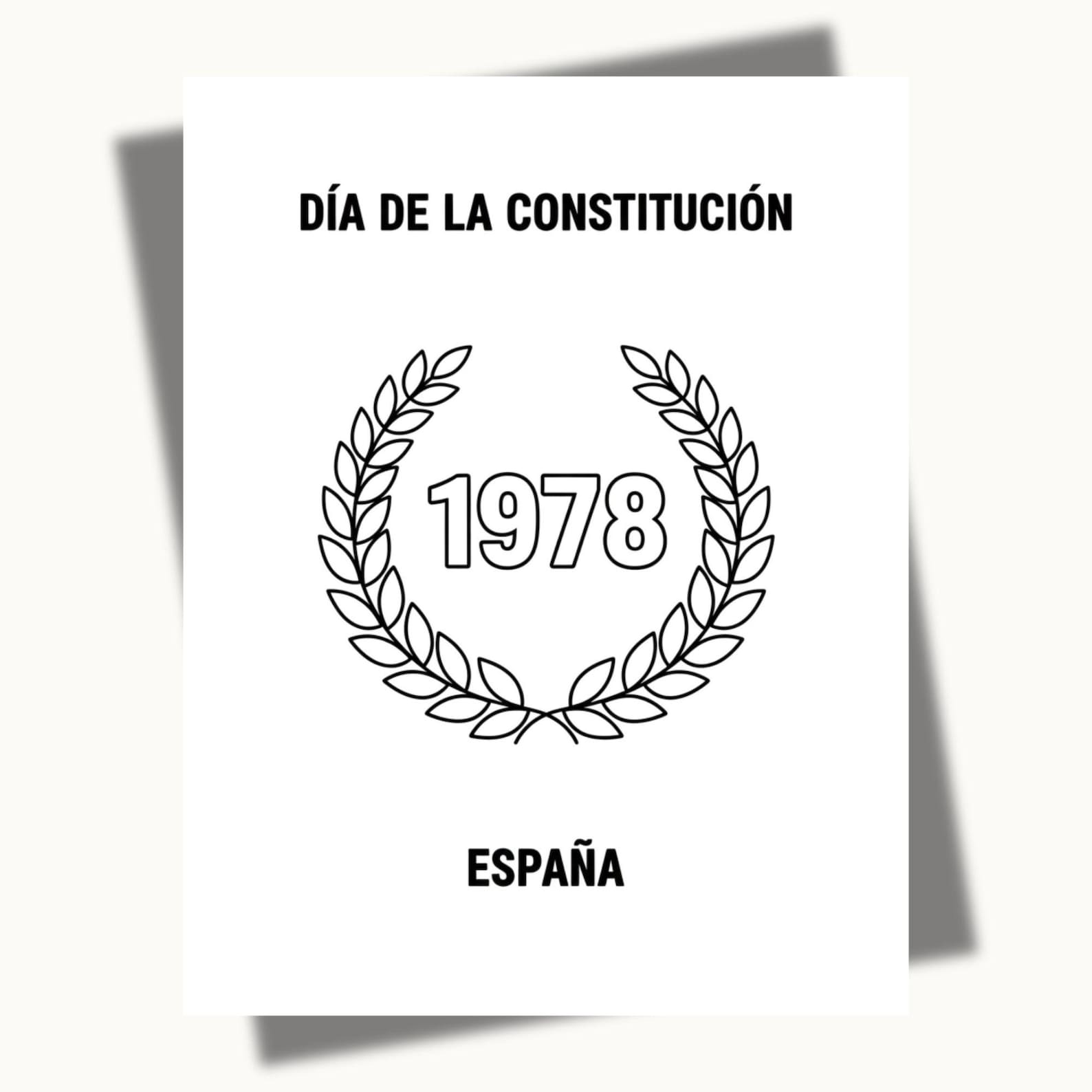 Spain Constitution Day Coloring Pages: Kids Holiday Activity (20 ...